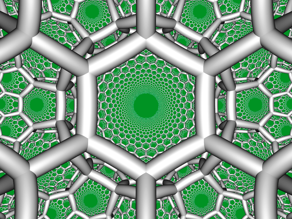 Hexagonal Hyperbolic Honeycombs | Azimuth